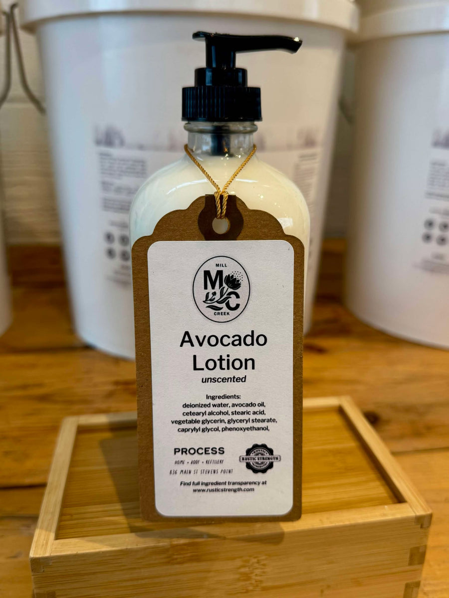 Avocado Lotion – Mill Creek Gardens